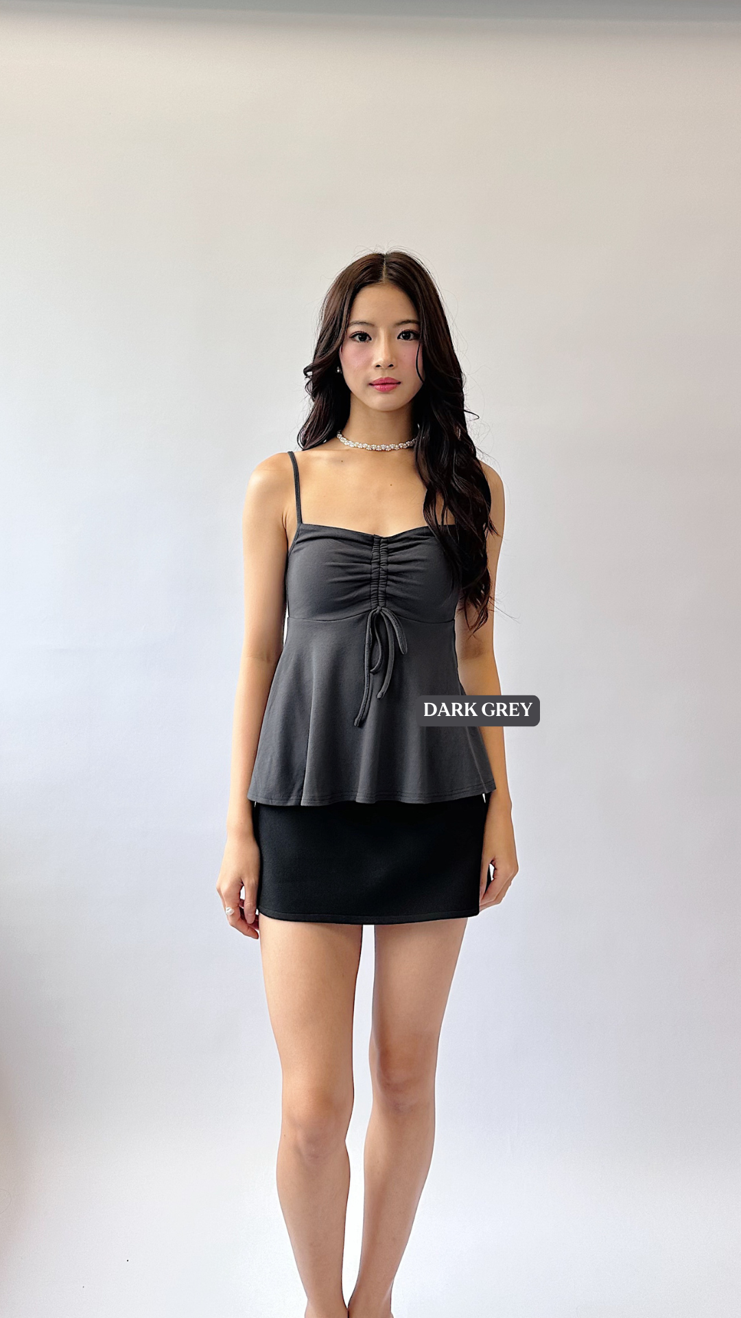 (BARE/BASIC) Aegy Self Tie Babydoll Top | Mikayla