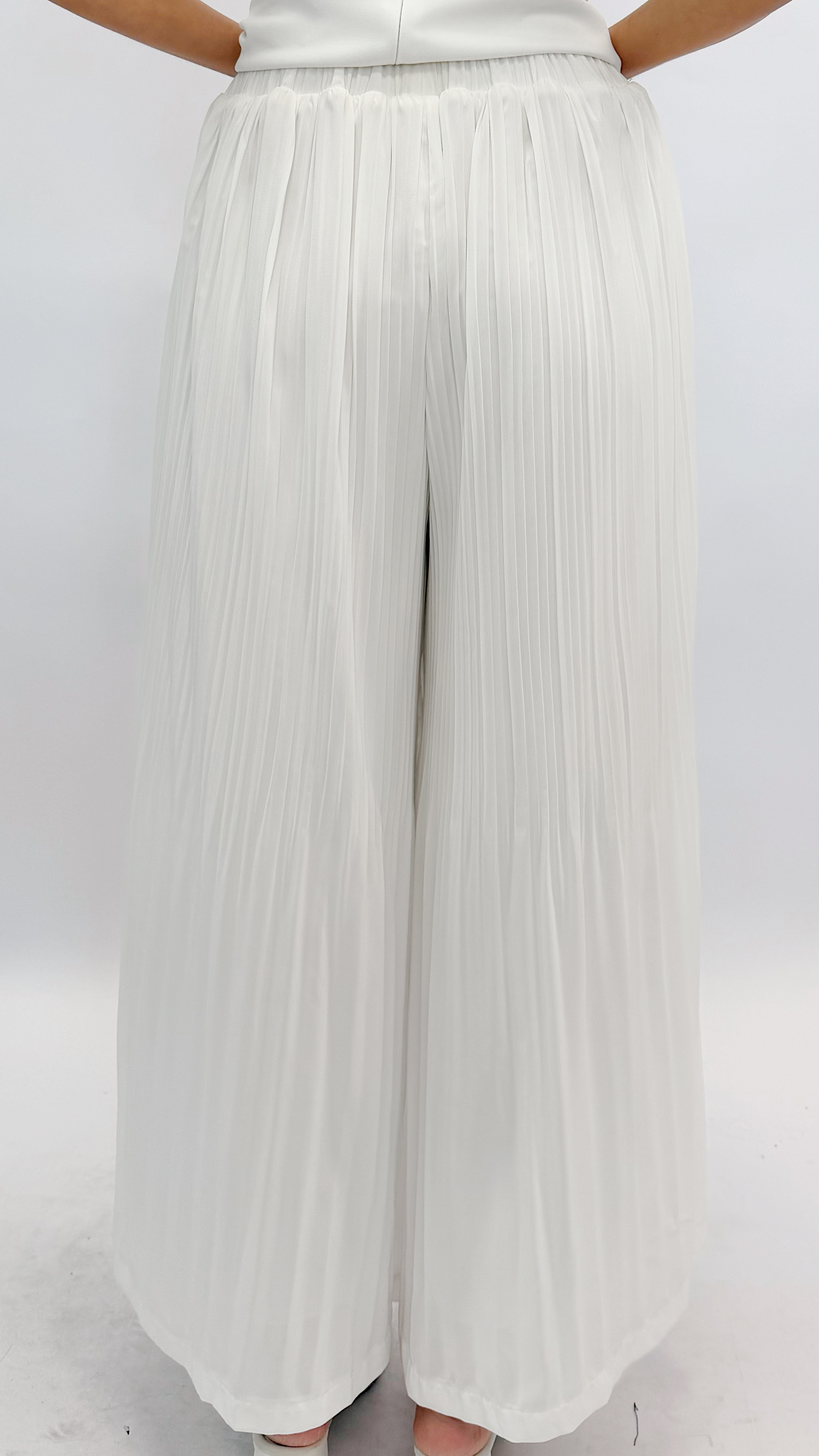 *PETITE* Tiana Micro Pleated Pants | Mikayla