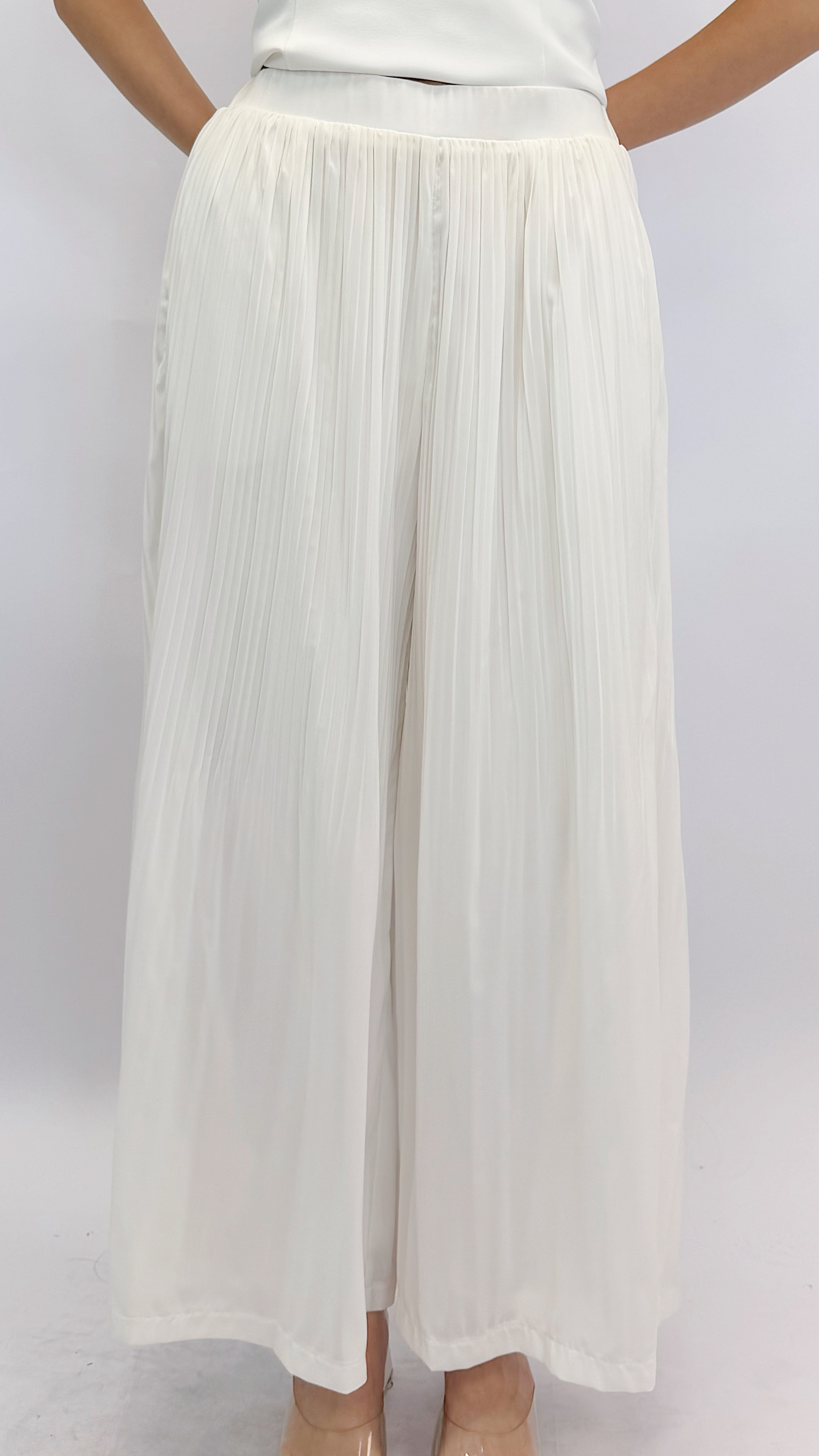 *PO: ETA EARLY JAN* *PETITE* Tiana Micro Pleated Pants | Mikayla