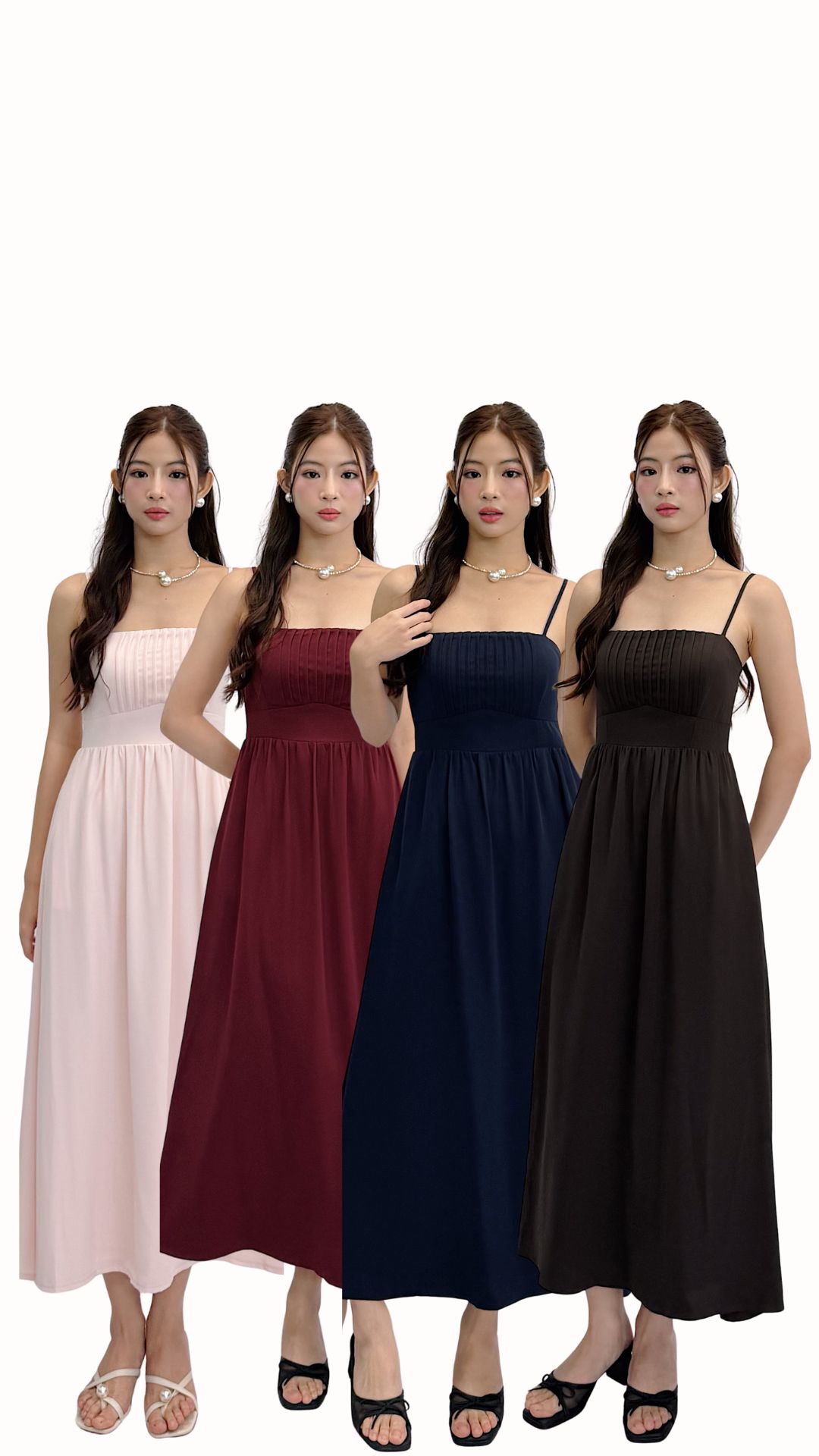 Selina Straight Panel Maxi Dress | Mikayla